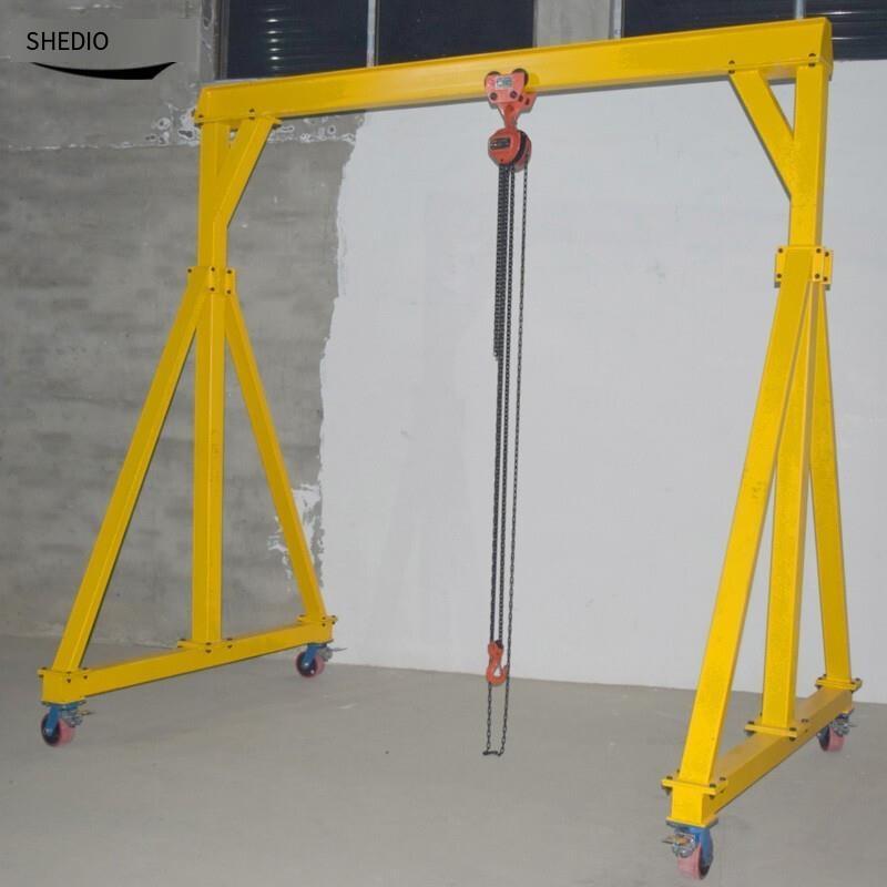 Mobile Gantry Crane Small Hand Push Removable Crane Gantry; ECVV UK ...